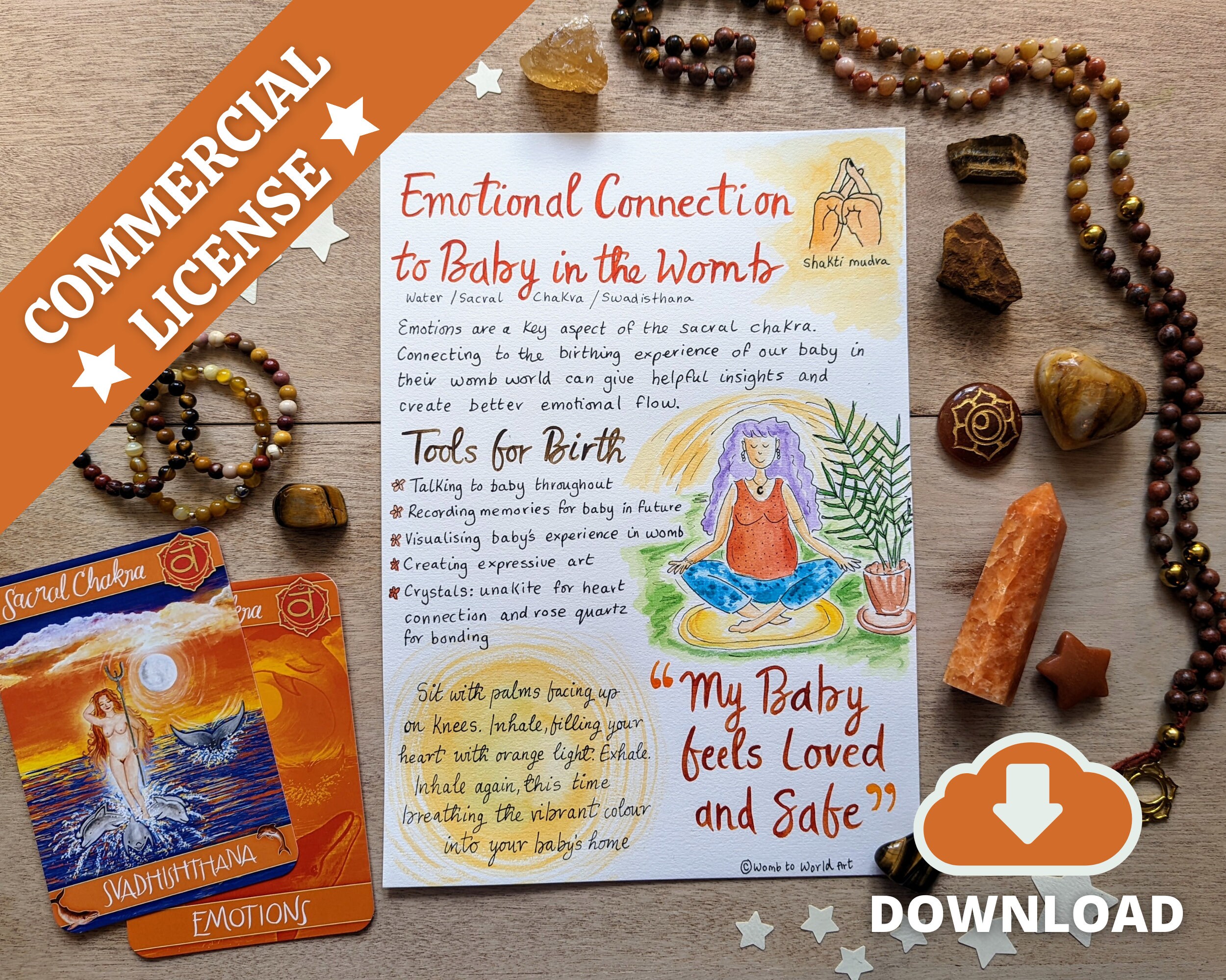 Bond Baby Womb Sacral Chakra Holistic Birth Toolkit PDF - Etsy UK