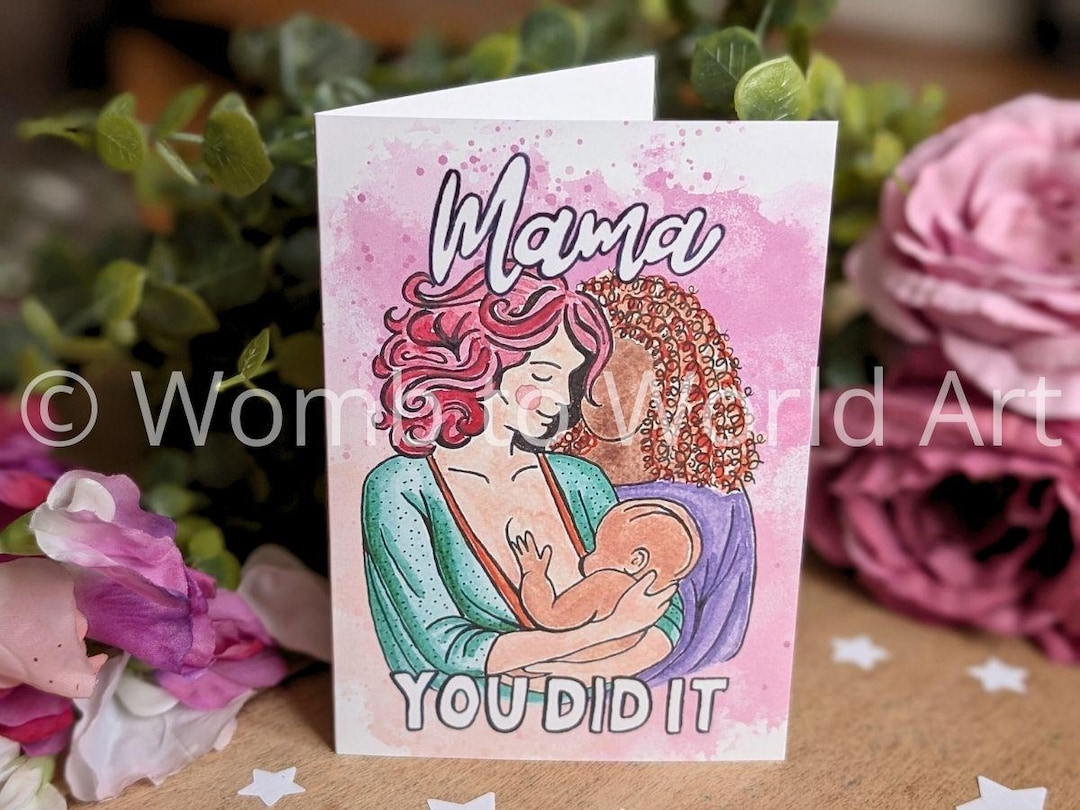 Breastfeeding Milestone Card | Breastfeeding Congratulations ...