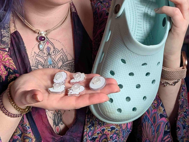 Midwife Shoe Charms: Recycled Plastic Croc Charms, Pregnancy, Breast ...