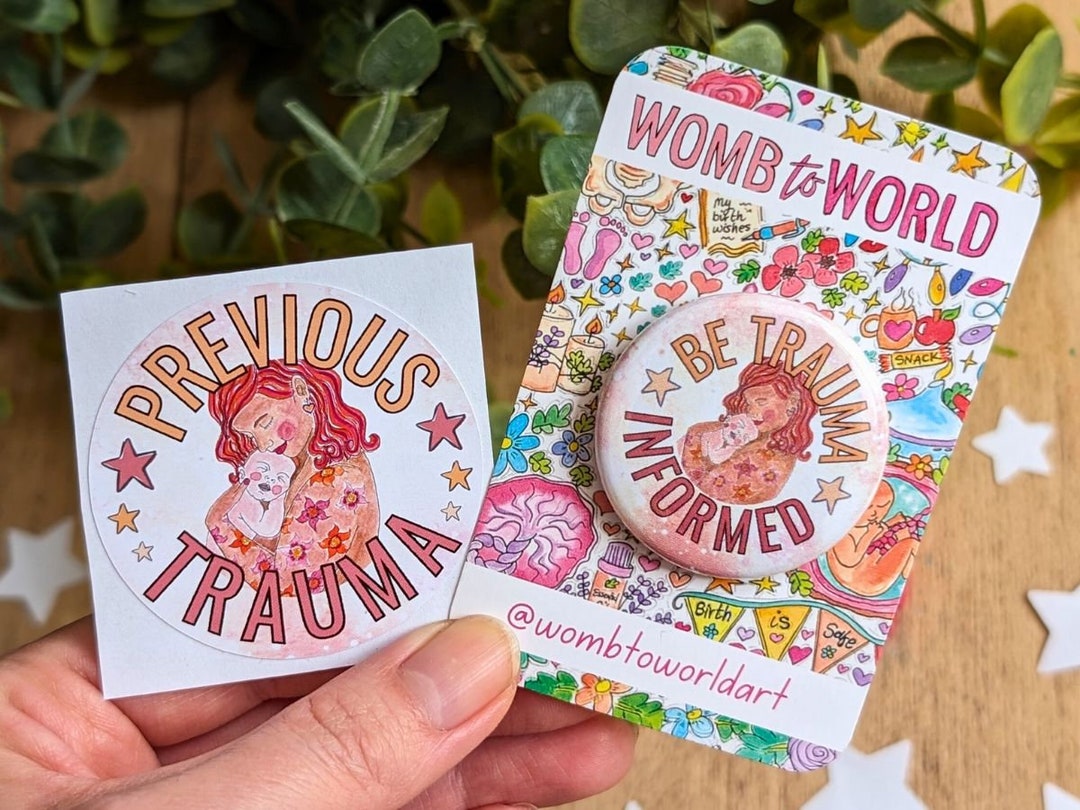 Trauma Informed Badge | NICU Mum | Birth Trauma Badge | Trauma ...