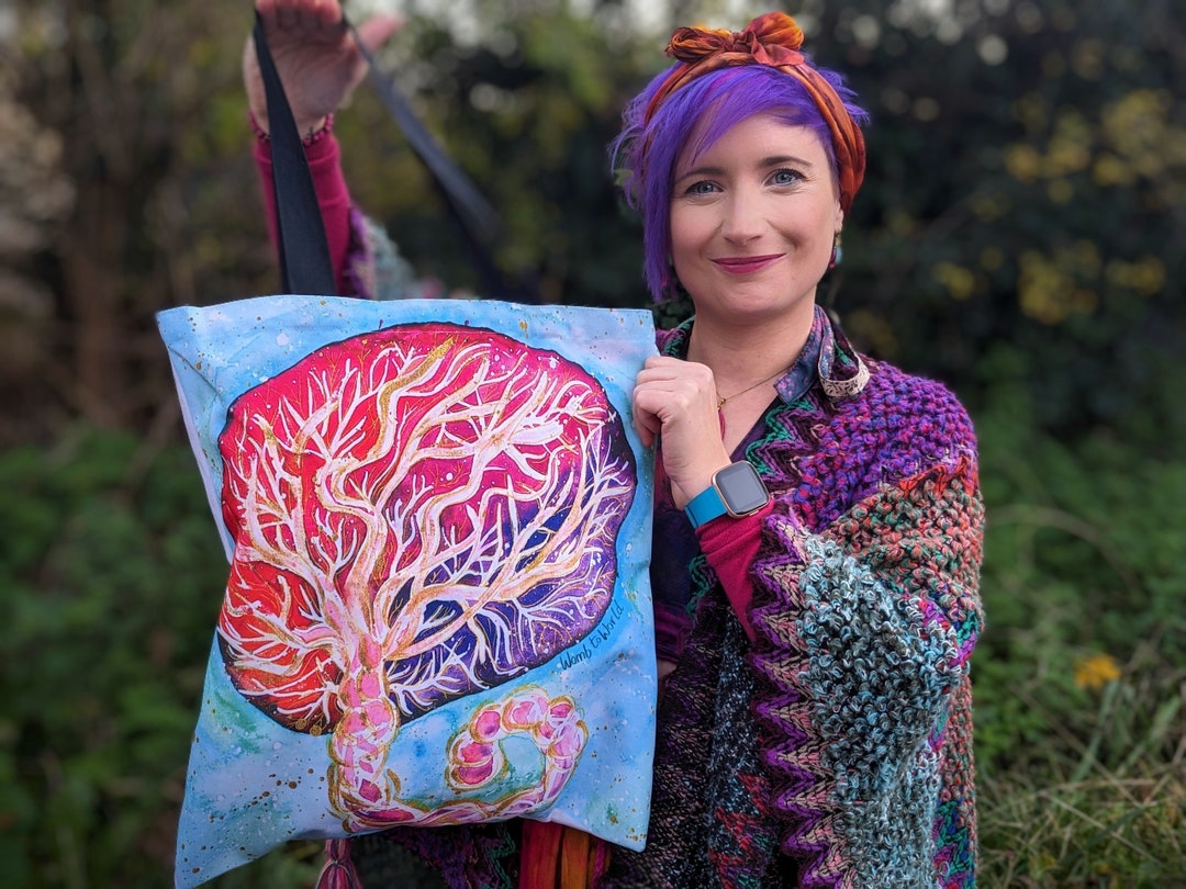 Placenta Art Bag | Pregnancy Maternity Bag | Birth Bag | New Baby Gift ...