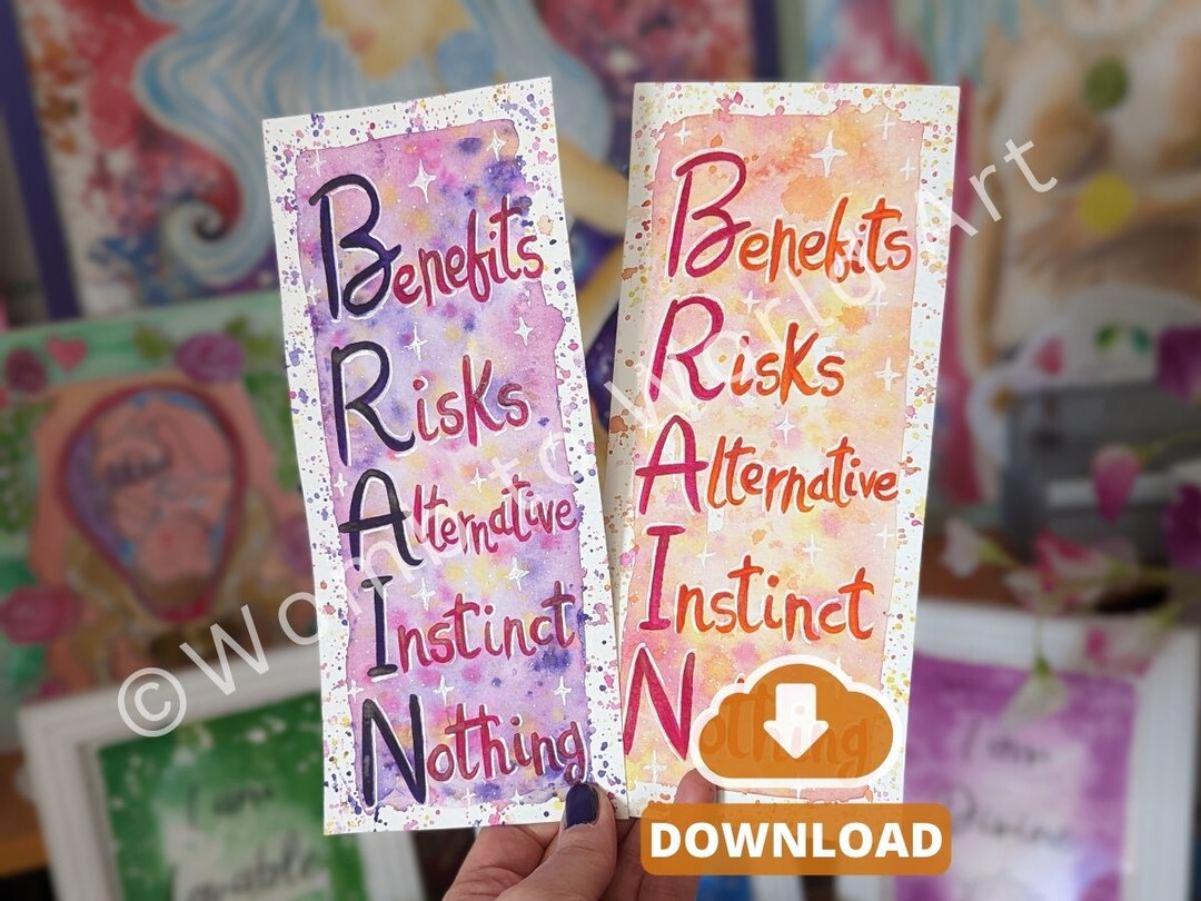 BRAIN Bookmarks: Pregnancy Birth Education - Doula Tools (PDF Printout ...