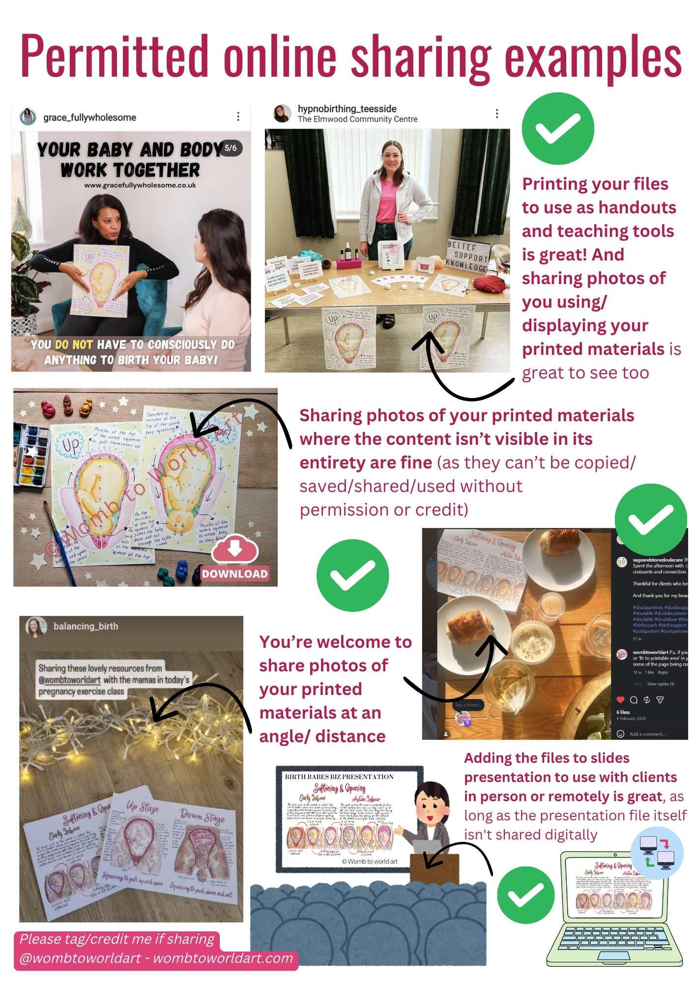 Home Birth Checklist Printouts PDF | What to Pack for Homebirth Handout ...