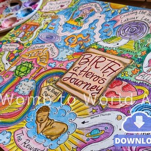 Birth: Hero's Journey Map PDF Download | Pregnancy Rites of Passage ...