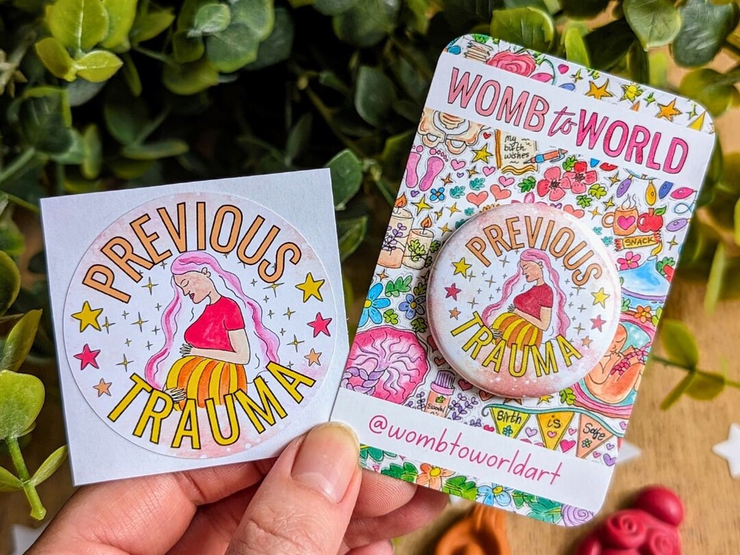 Trauma Informed Badge | NICU Mum | Birth Trauma Pregnancy Badge ...