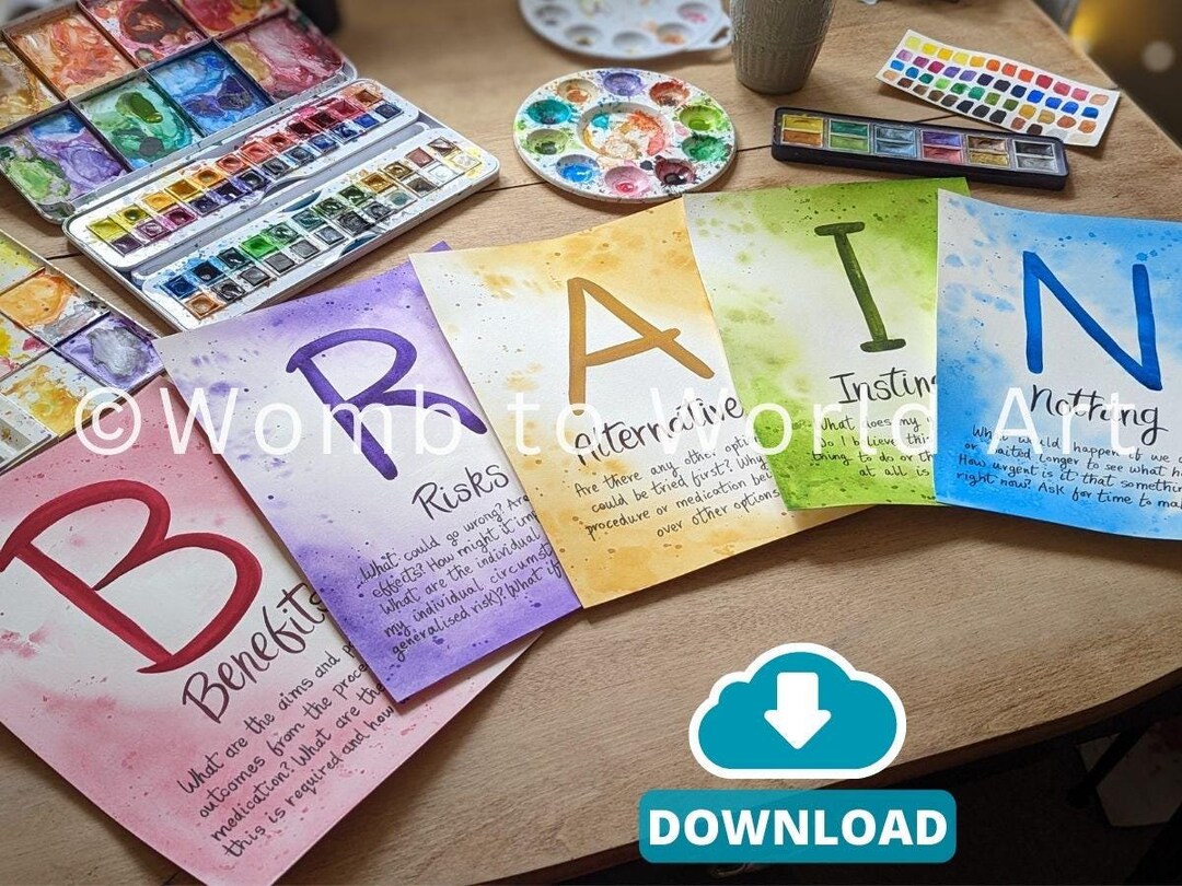 BRAIN A4 Posters Informed Decisions | PDF Pregnancy and Birth Education ...