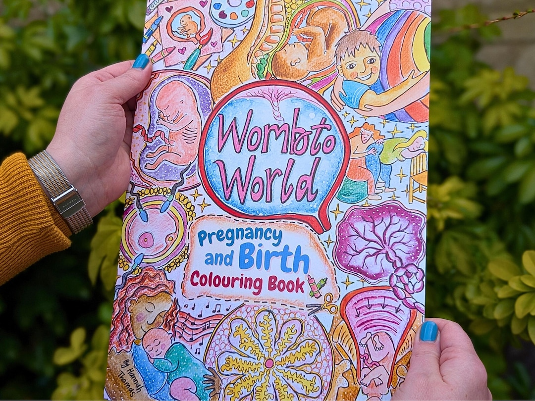 Pregnancy Colouring Book | Birth Affirmations and Preparation ...