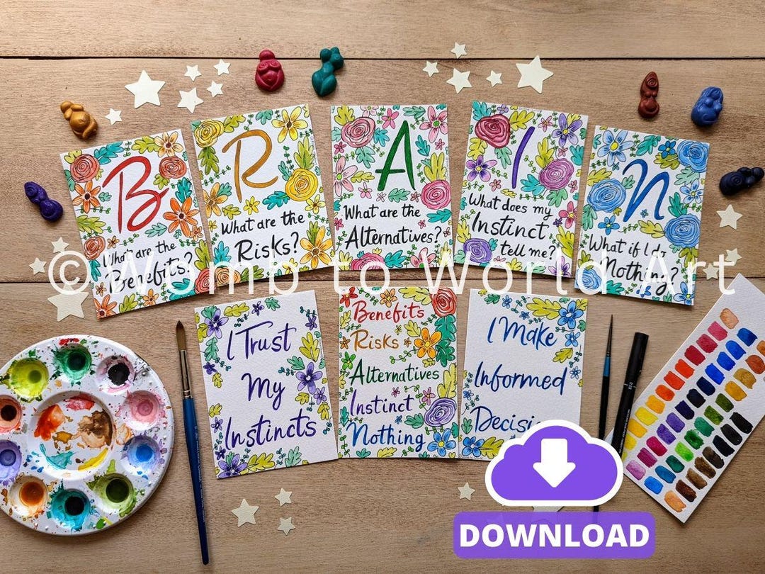 BRAIN Informed Decisions Cards PDF Download | Pregnancy and Birth ...