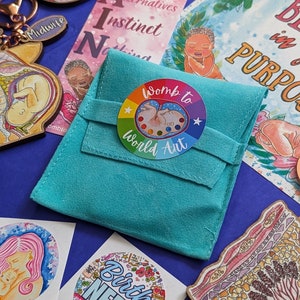 Baby in the Womb Art Midwife Keyring | Doula Gift Idea | Pregnancy ...