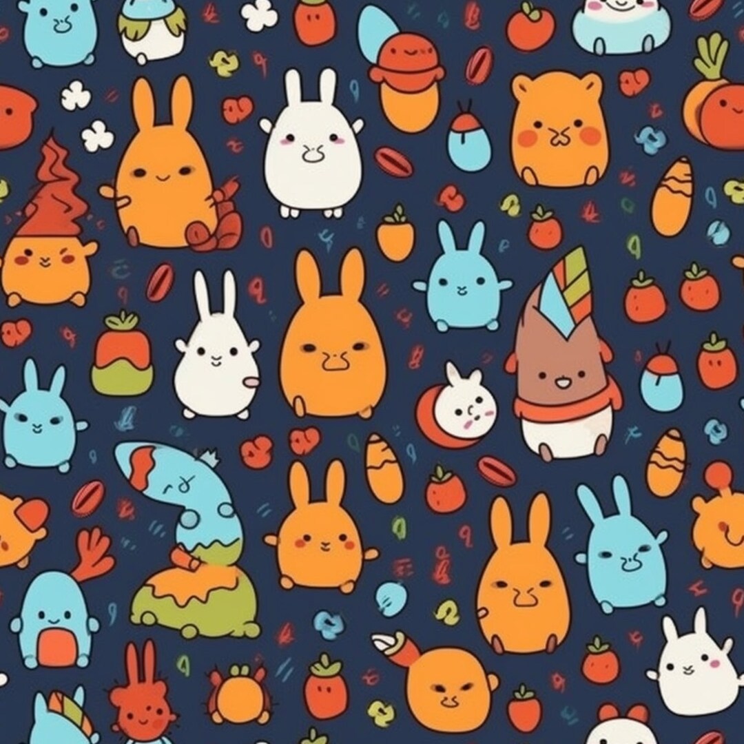 Cute Cartoon - Digital File 8 - Etsy