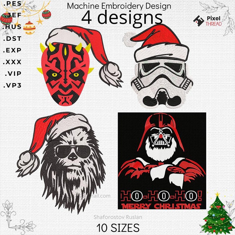 Starwars Embroidery Designs - Etsy