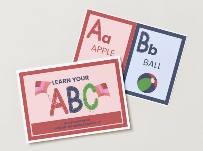 Learn Your ABC – Printable Alphabet Book for Toddlers | A–Z Early ...