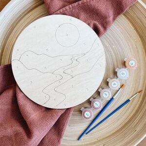 GOLDEN HOUR Paint by Number Kit Modern Paint by - Etsy