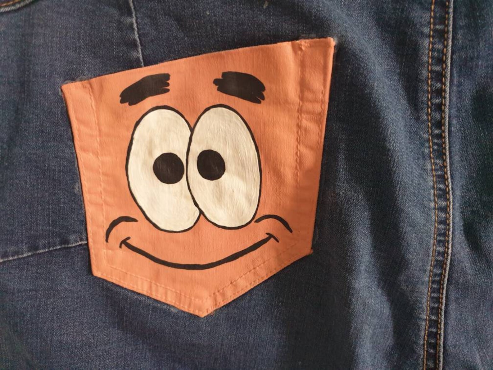 Spongebob Squarepants Jeans. Spongebob and Patrick Painted | Etsy UK