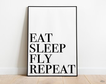 Eat Sleep Repeat - Etsy UK