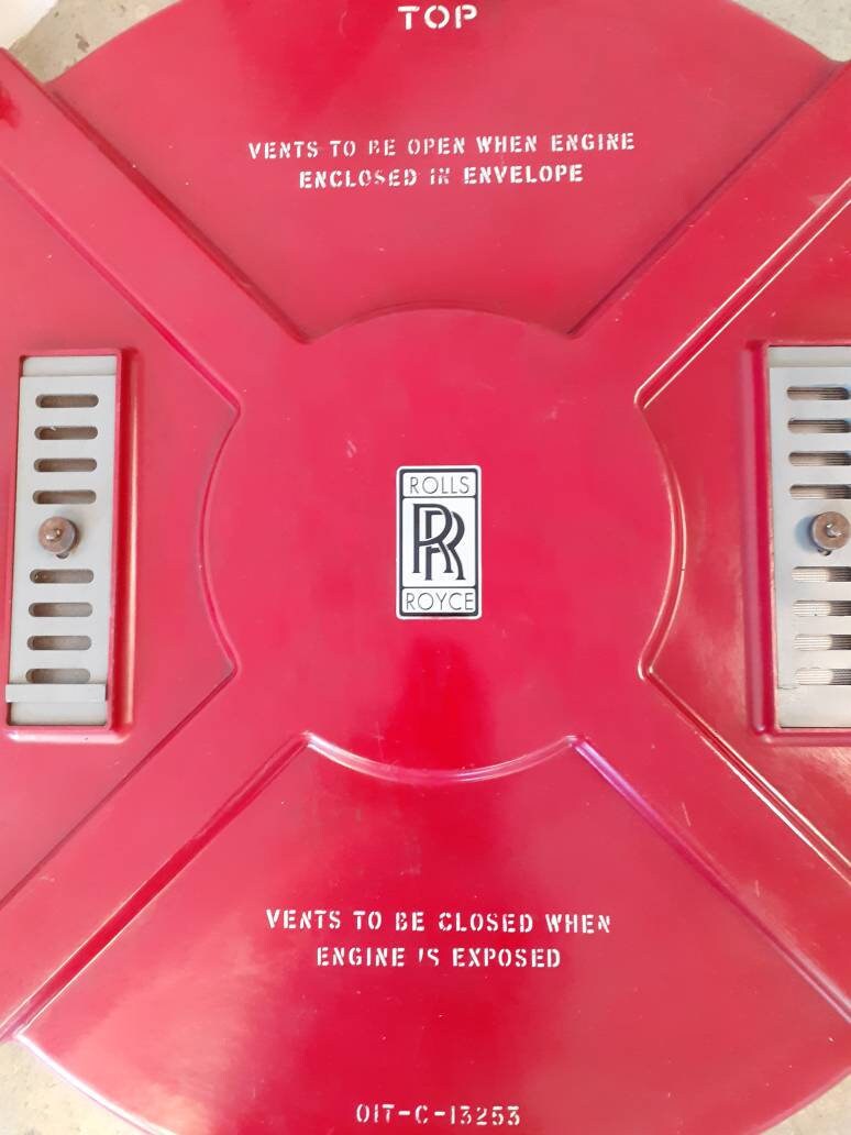 RAF Tornado Rolls Royce Aircraft Engine Blank Industrial Coffee Table ...