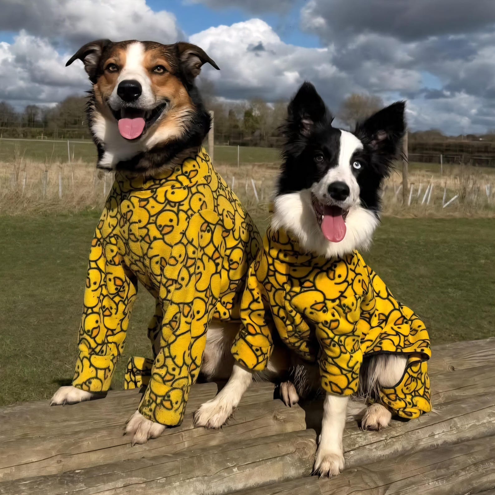 Dog Fleece Suit Fleece Rubber Duck Design Waterproof Personalized ...