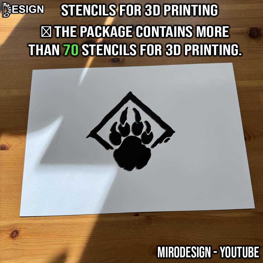 3D Printed Stencils - Diablo - Etsy