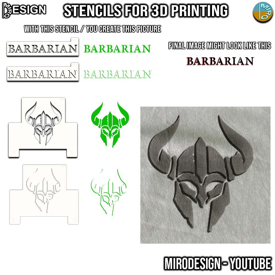 3D Printed Stencils - Diablo - Etsy