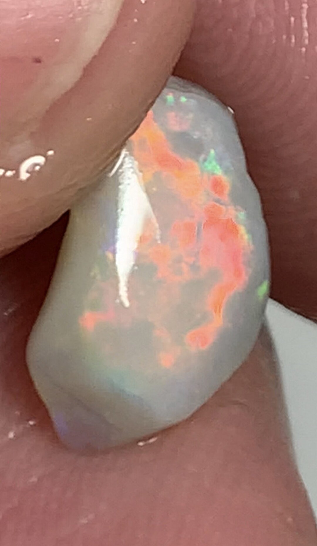 Australian Rough Opal Lightning Ridge High Grade 2.2ct RUB -semi Black ...