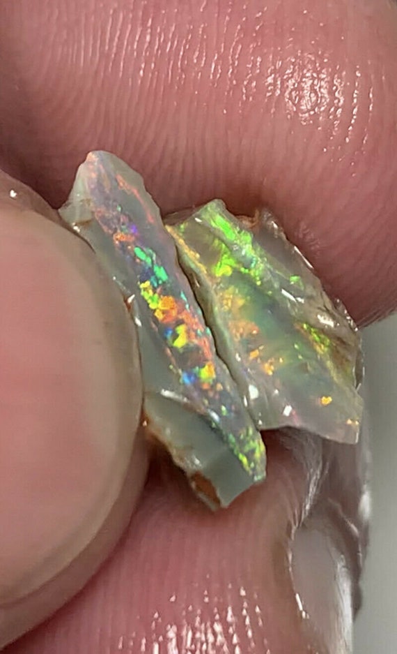 Australian Rough Crystal Opal Lightning Ridge 3.7ct Cutters | Etsy