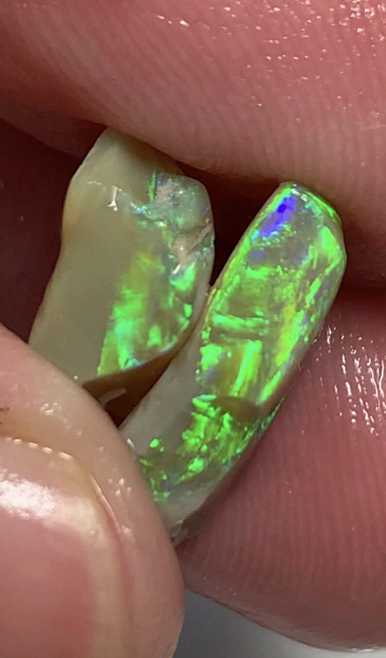 Australian Rough Crystal Opal Lightning Ridge 7.5ct Cutters GEM Grade ...