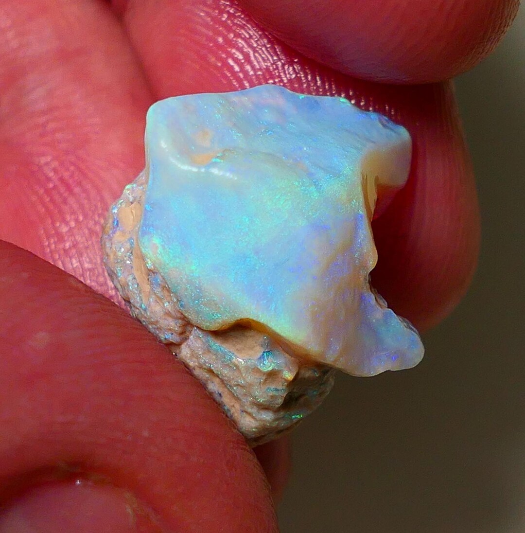Australian Rough Crystal Opal Lightning Ridge 16ct Cutters Gamble ...