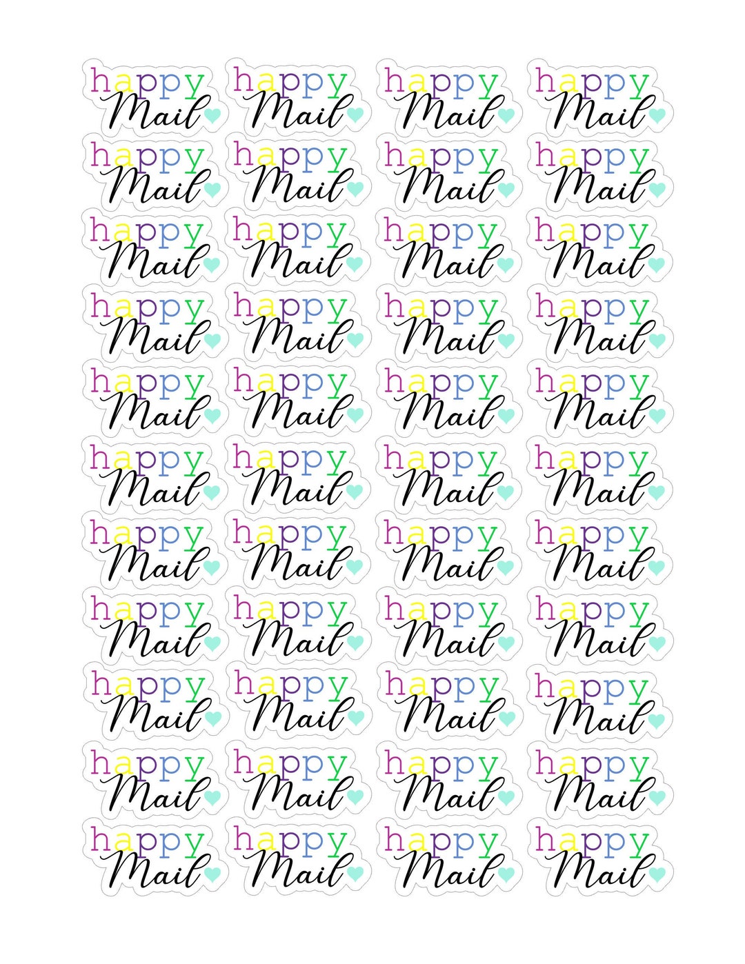 Happy Mail Digital File - Etsy