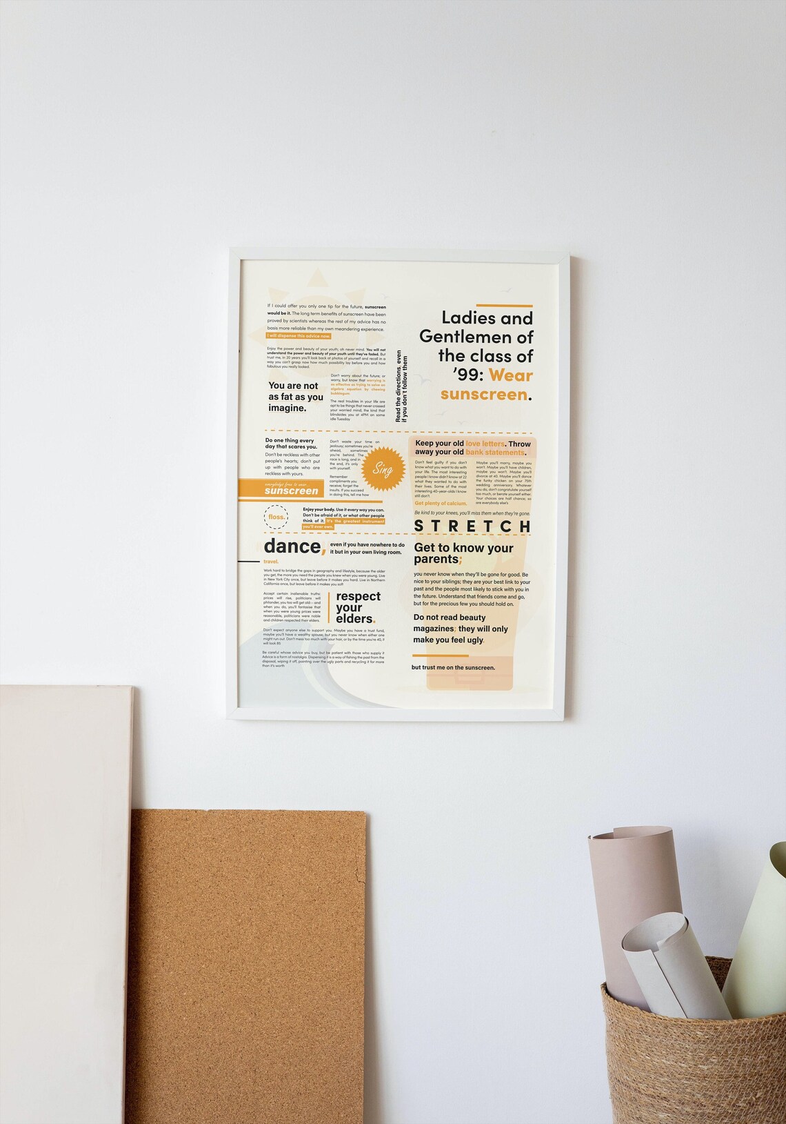 Baz Luhrmann Print Baz Luhrmann Poster Baz Luhrmann Wall - Etsy UK