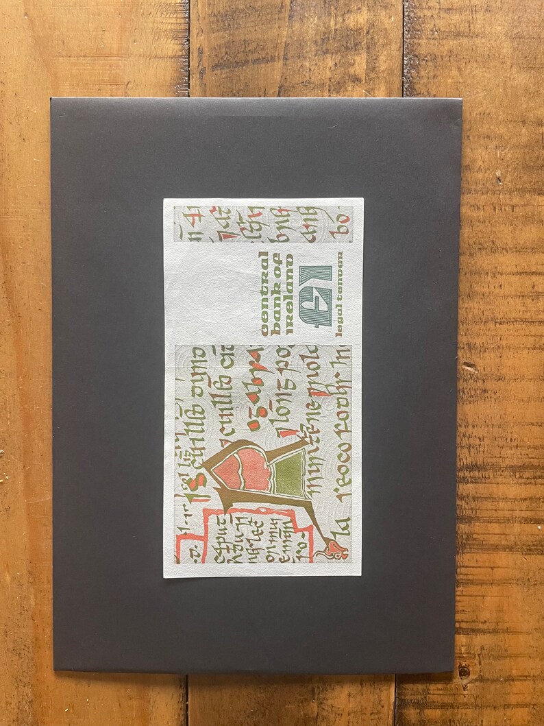AUTHENTIC Irish Bank Notes Rare One Pound Vintage/antique Notes B ...