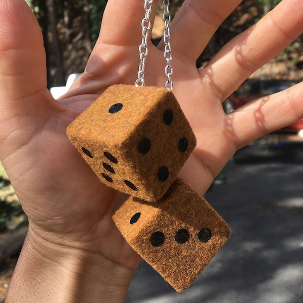 Fuzzy Dice - Etsy