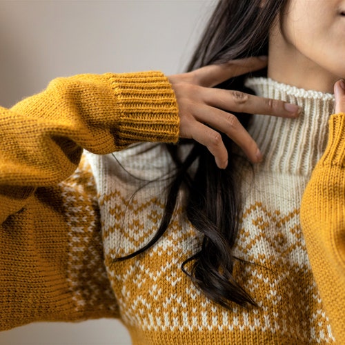 Katarina Sweater Knitting Machine PDF Pattern for Beginners. - Etsy