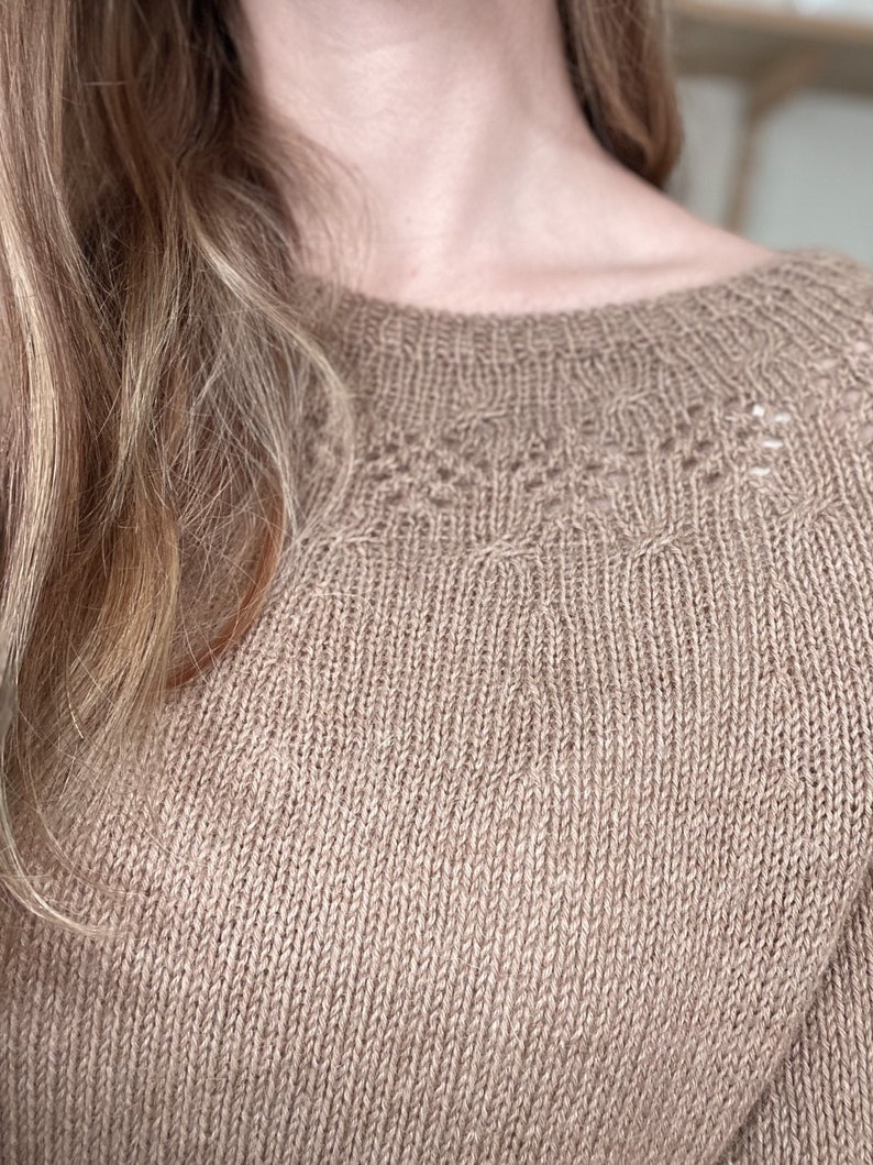 Hanako Sweater - Knitting Machine PDF Pattern for Beginners. - Etsy
