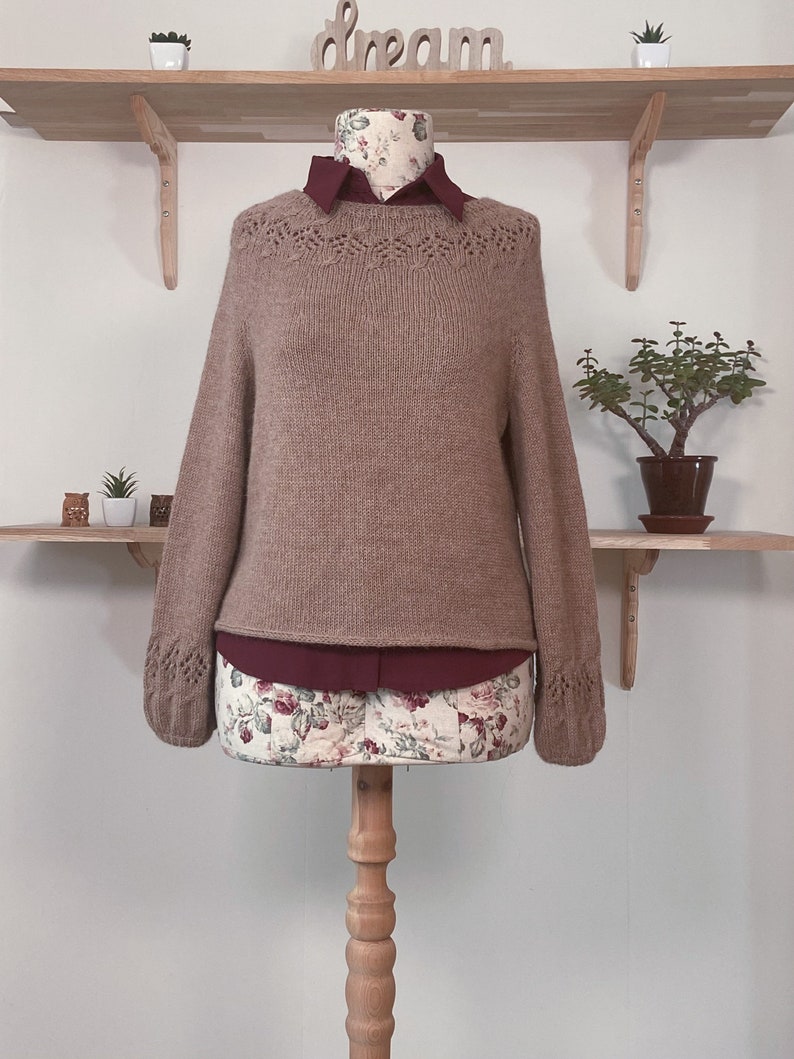 Hanako Sweater - Knitting Machine PDF Pattern for Beginners. - Etsy