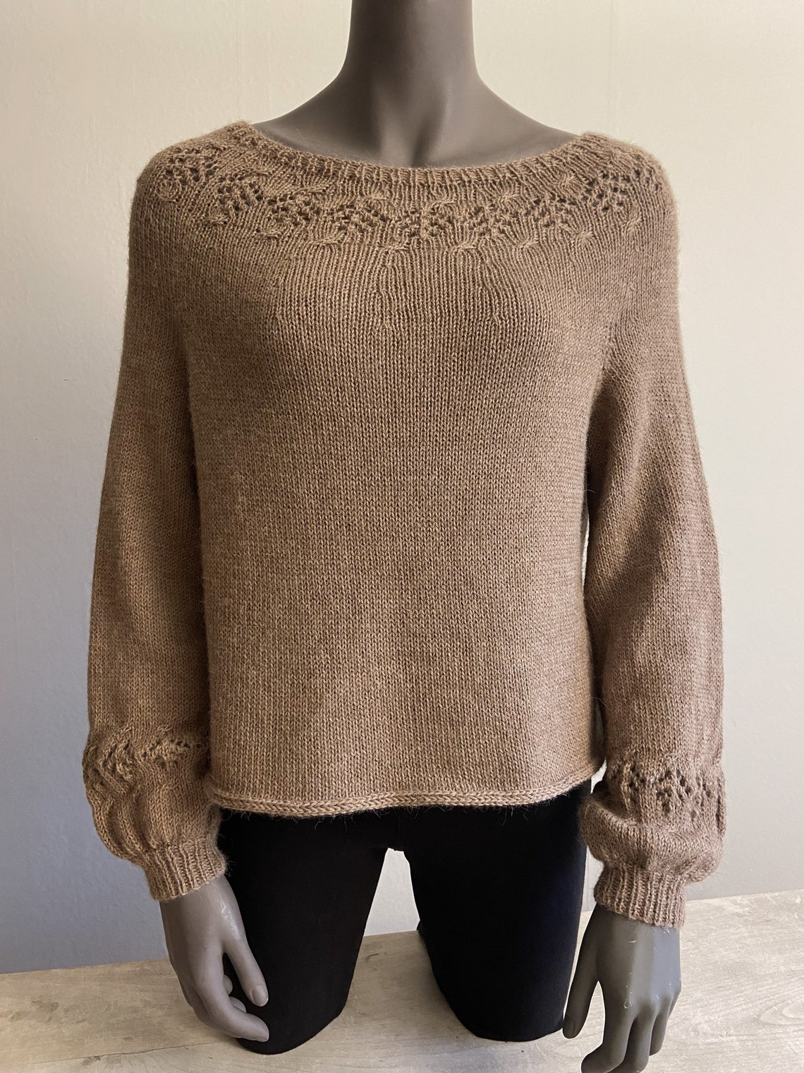 Hanako Sweater - Knitting Machine PDF Pattern for Beginners. - Etsy