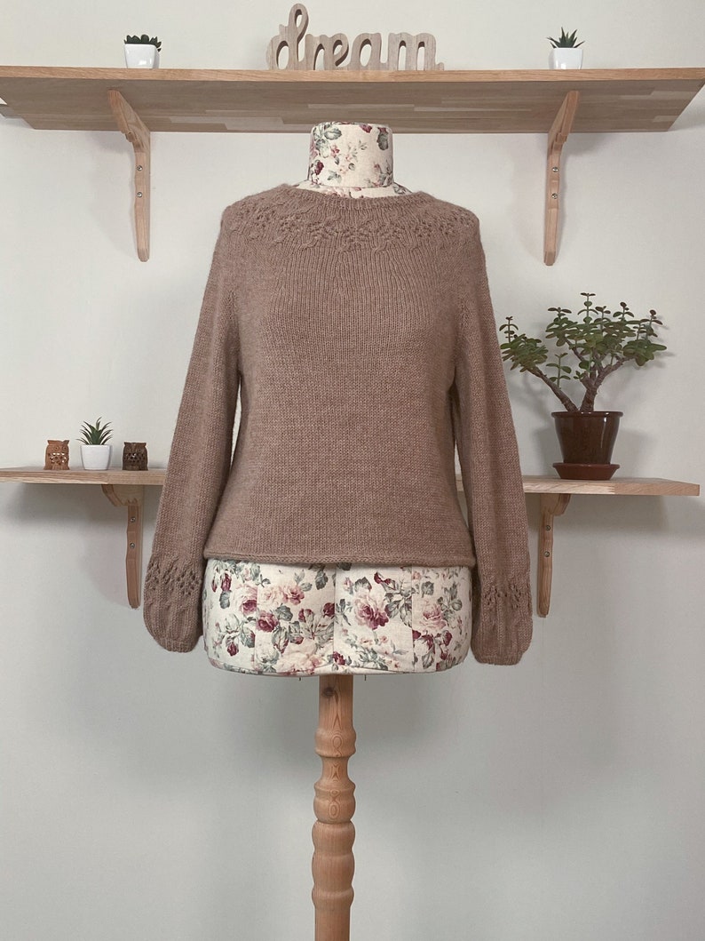 Hanako Sweater - Knitting Machine PDF Pattern for Beginners. - Etsy
