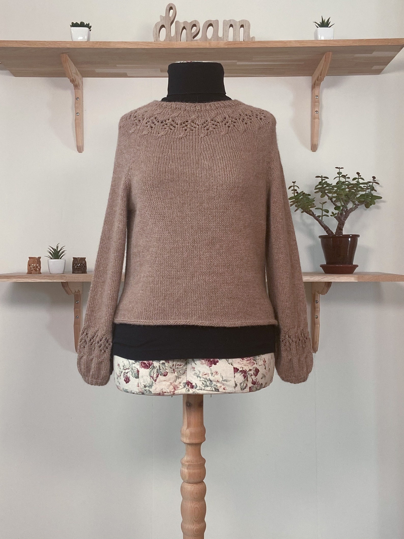 Hanako Sweater - Knitting Machine PDF Pattern for Beginners. - Etsy