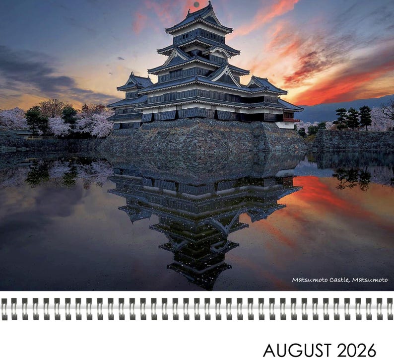 2026 Japan Wall Calendar - Etsy