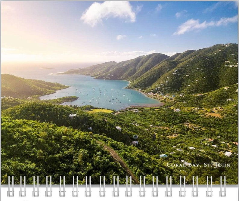 2024 Virgin Islands & Puerto Rico Calendar - Etsy
