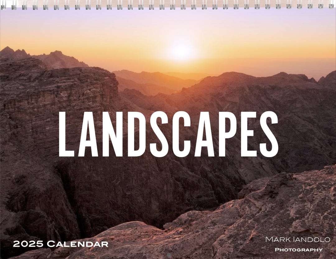 2025 Landscapes Wall Calendar - Etsy