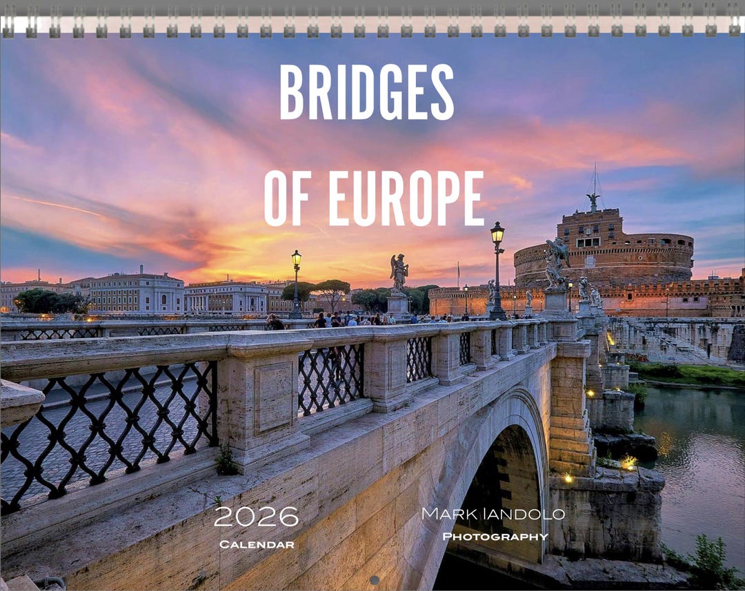 2026 Bridges of Europe Wall Calendar - Etsy Australia