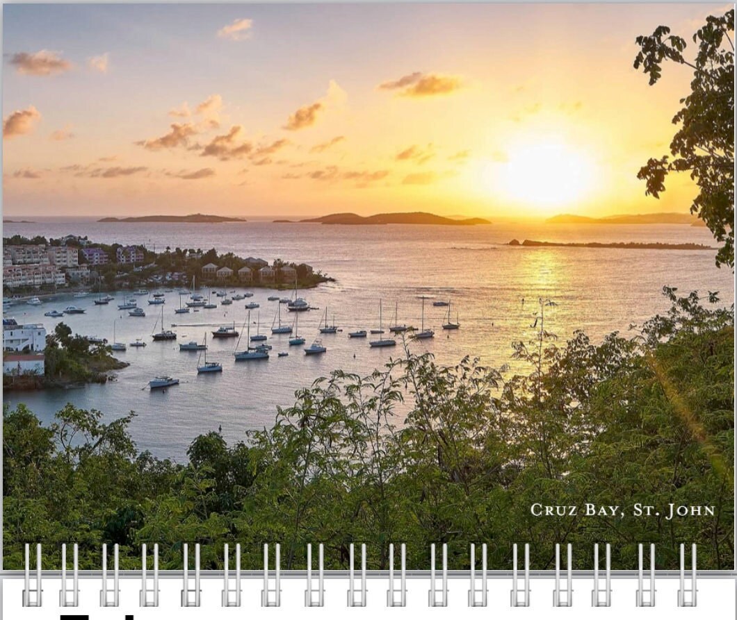 2024 Virgin Islands & Puerto Rico Calendar - Etsy