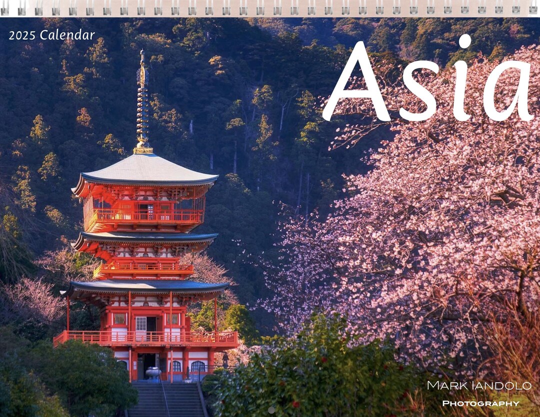 2025 Asia Wall Calendar - Etsy