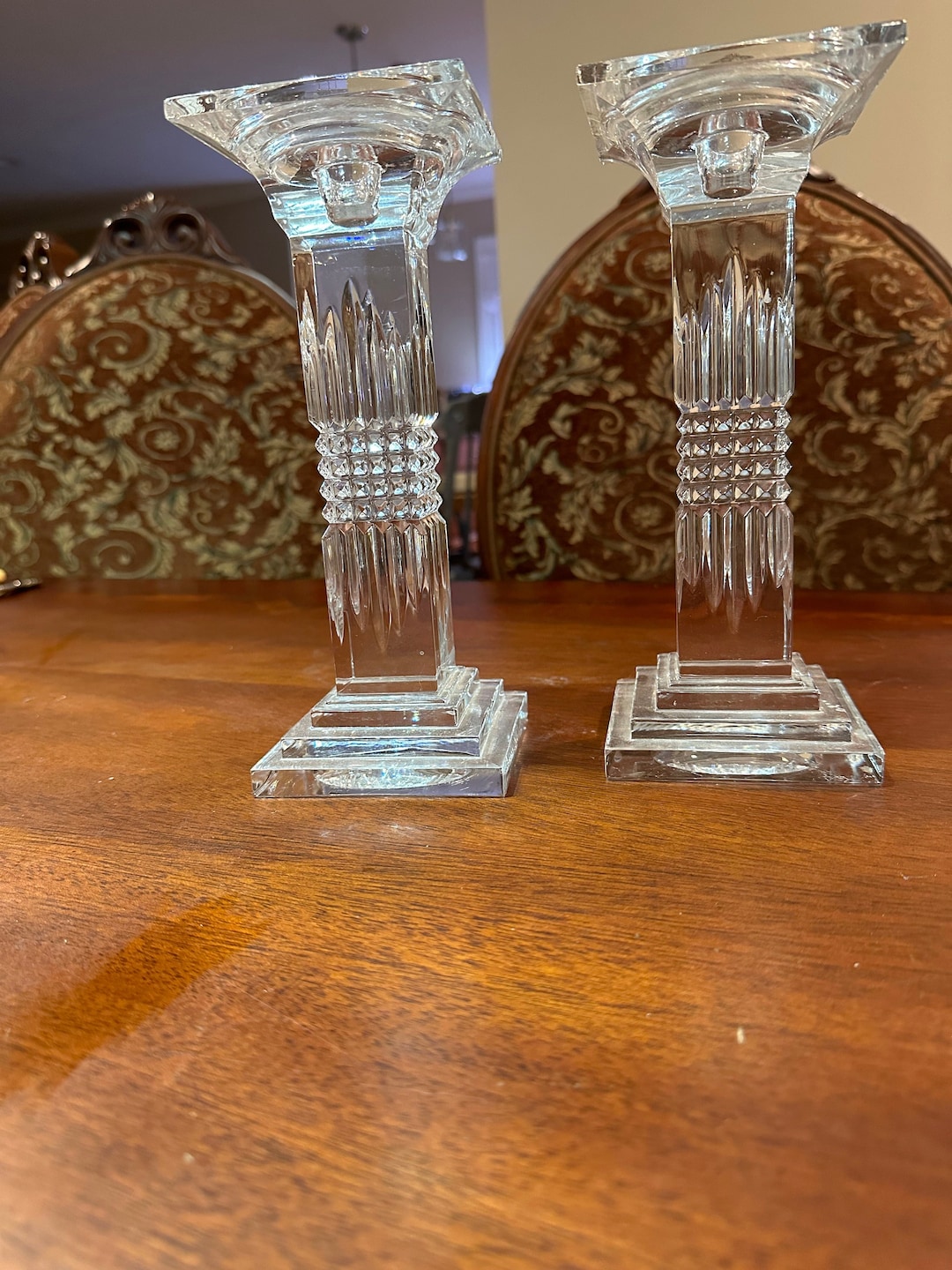 SHANNON CRYSTAL CANDLESTICKS - Etsy