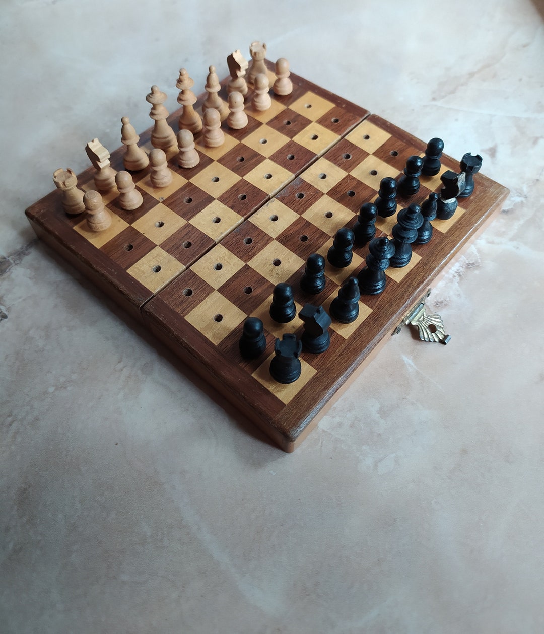 Vintage Wooden Chess Set, Road Chess, Made in USSR, 1960s - Etsy