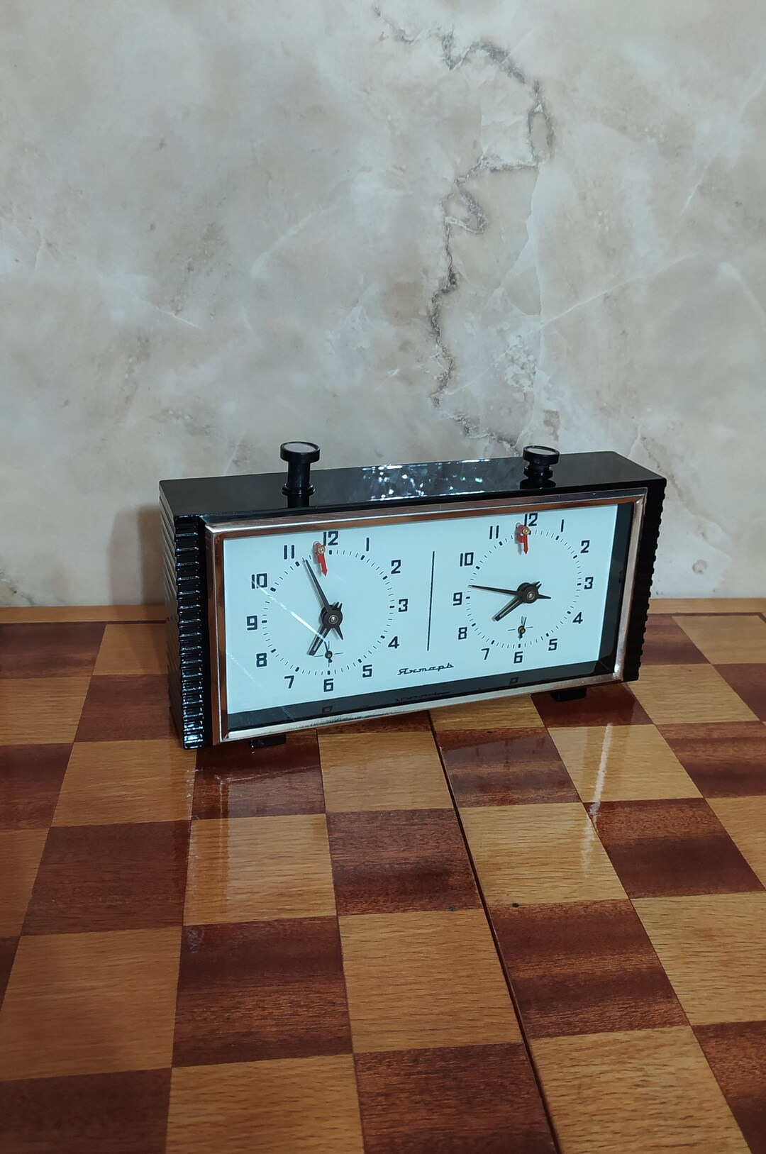 Vintage Mechanical Chess Clock Brand JANTAR USSR Table Clock - Etsy