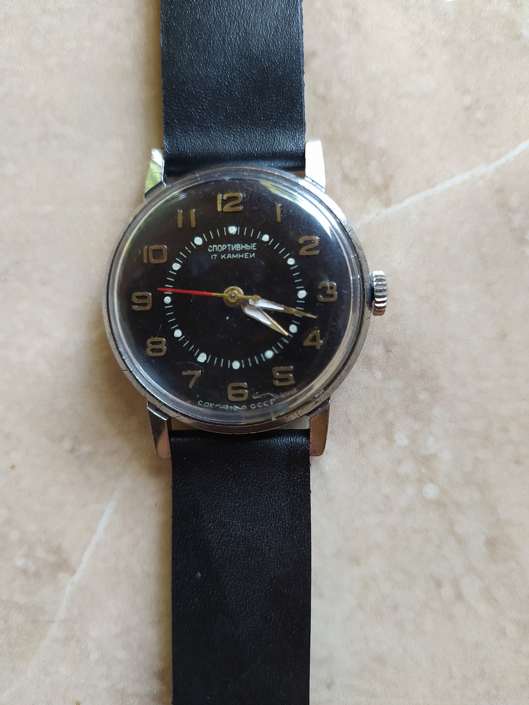Vintage 1950s Brend Poljot-sports Watch, 1 Moscow Watch Factory Named ...