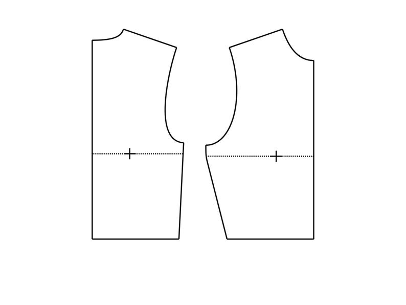 Made to Measure Torso Bodice Block for Knits, Custom Size, Custom Women ...