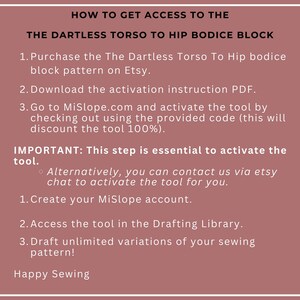 Made to Measure Torso Bodice Block for Knits, Custom Size, Custom Women ...