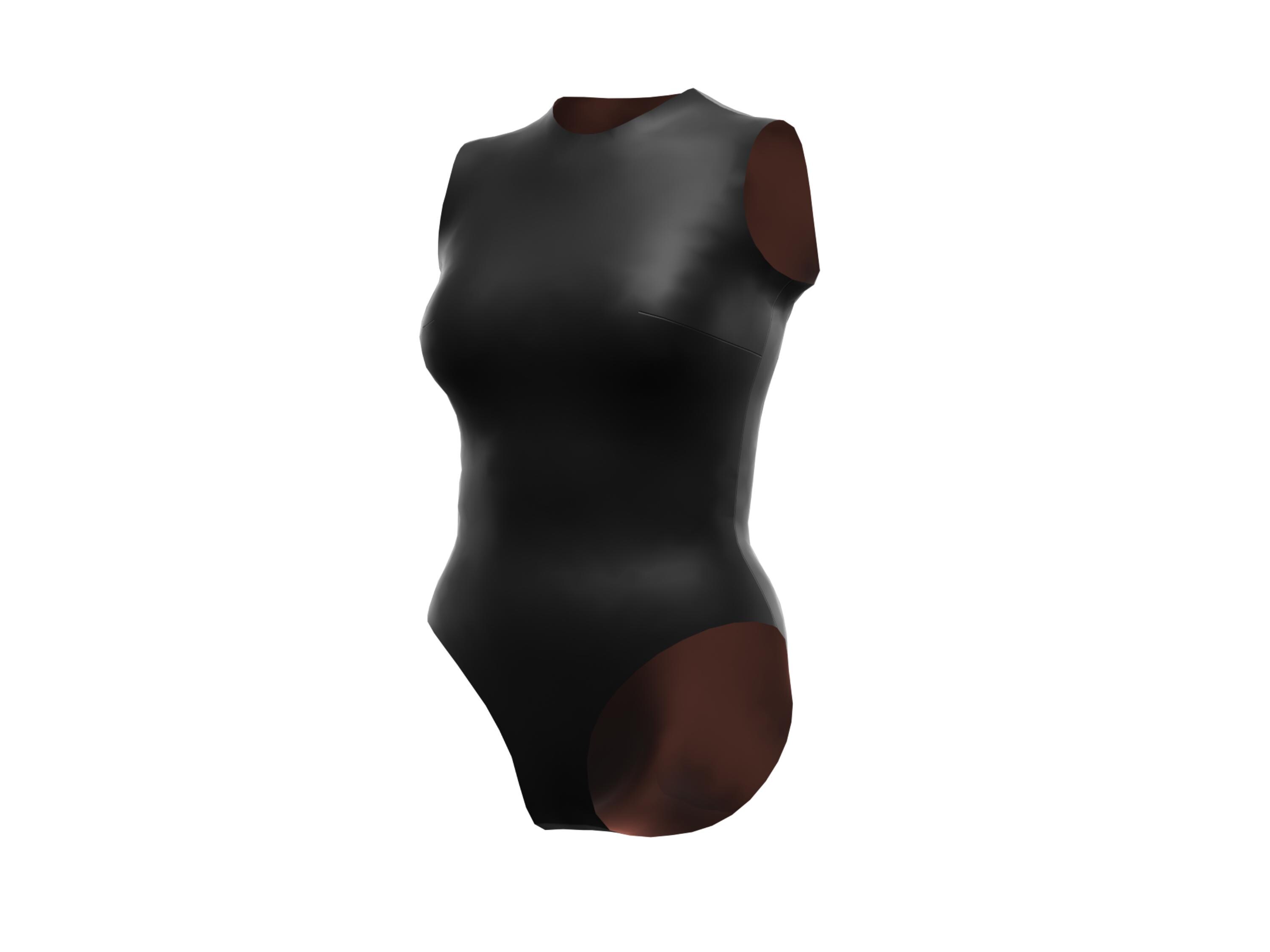 Made to Measure Leotard Pattern Block With Side Dart for Knit Fabric ...